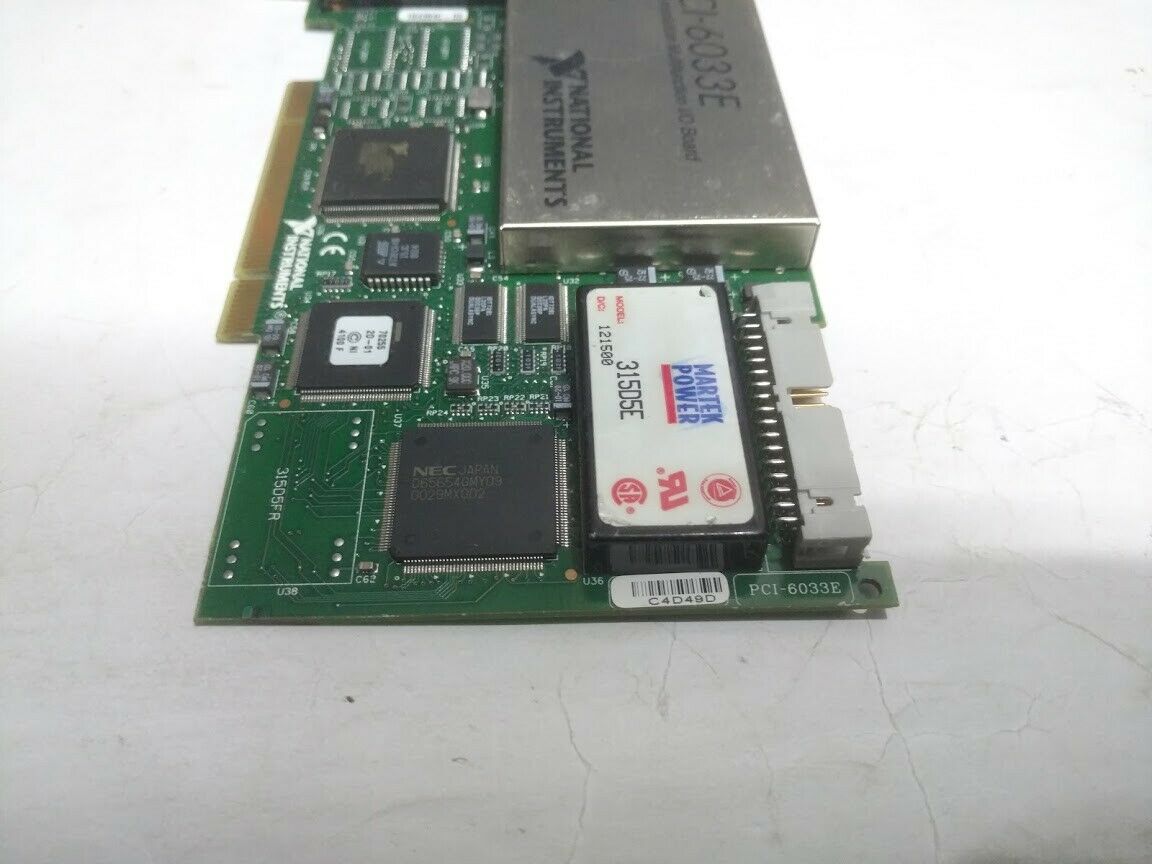 National Instruments PCI-6033E 184384C-02 High-Resolution Multifunction ...