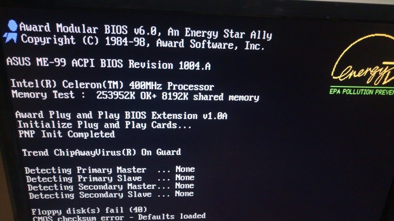 Asus ME-99 Bios Rev. 1004.A Industrail PC Board Intel Celeron 400Mhz
