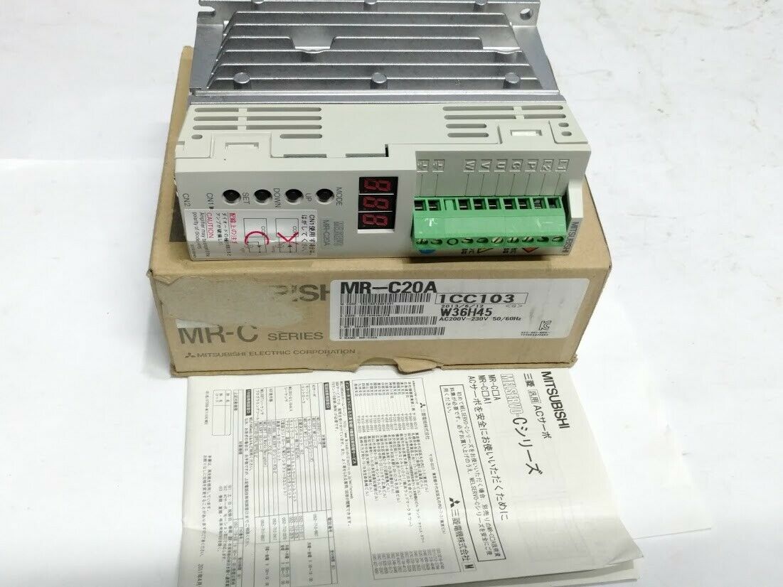 New Mitsubishi Electric MR-C20A MR-C Series AC Servo Amplifier Power ...