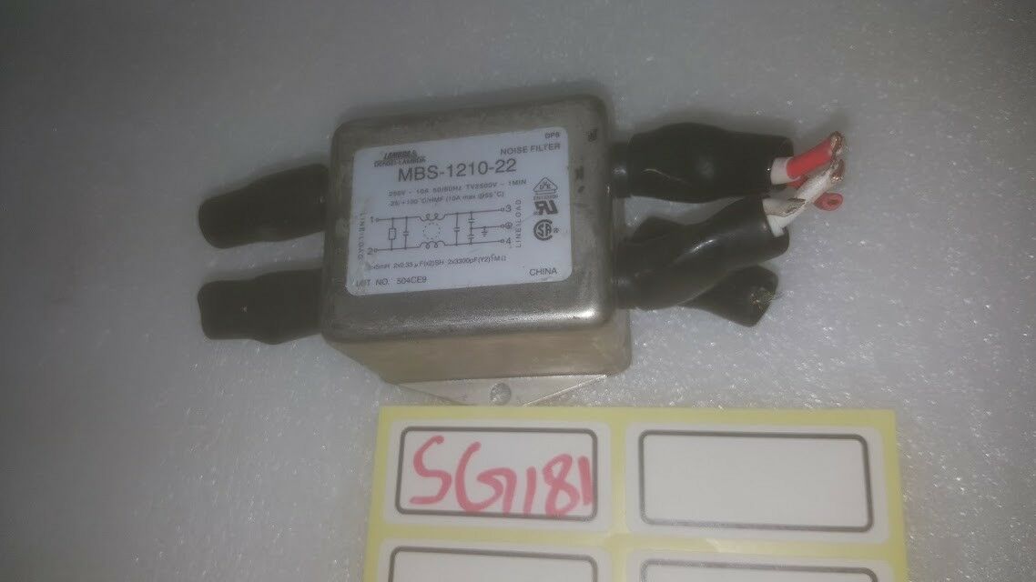 Lambda Densei-Lambda MBS-1210-22 Noise Filter 250V-10A 50/60Hz - Industrial SOL Pte Ltd