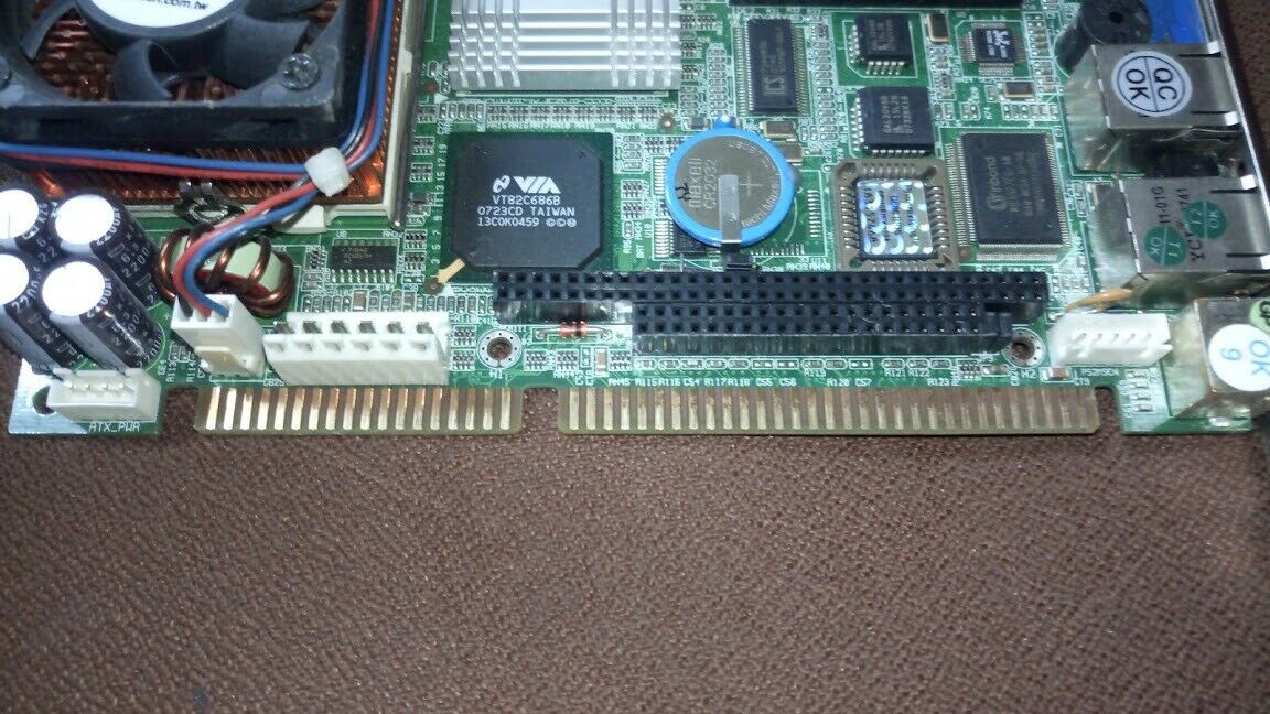 Industrial SBC PISA-E1 Rev1.51 Intel Celeron 1.2GHz ISA-E2 Bios V6.00PG ...