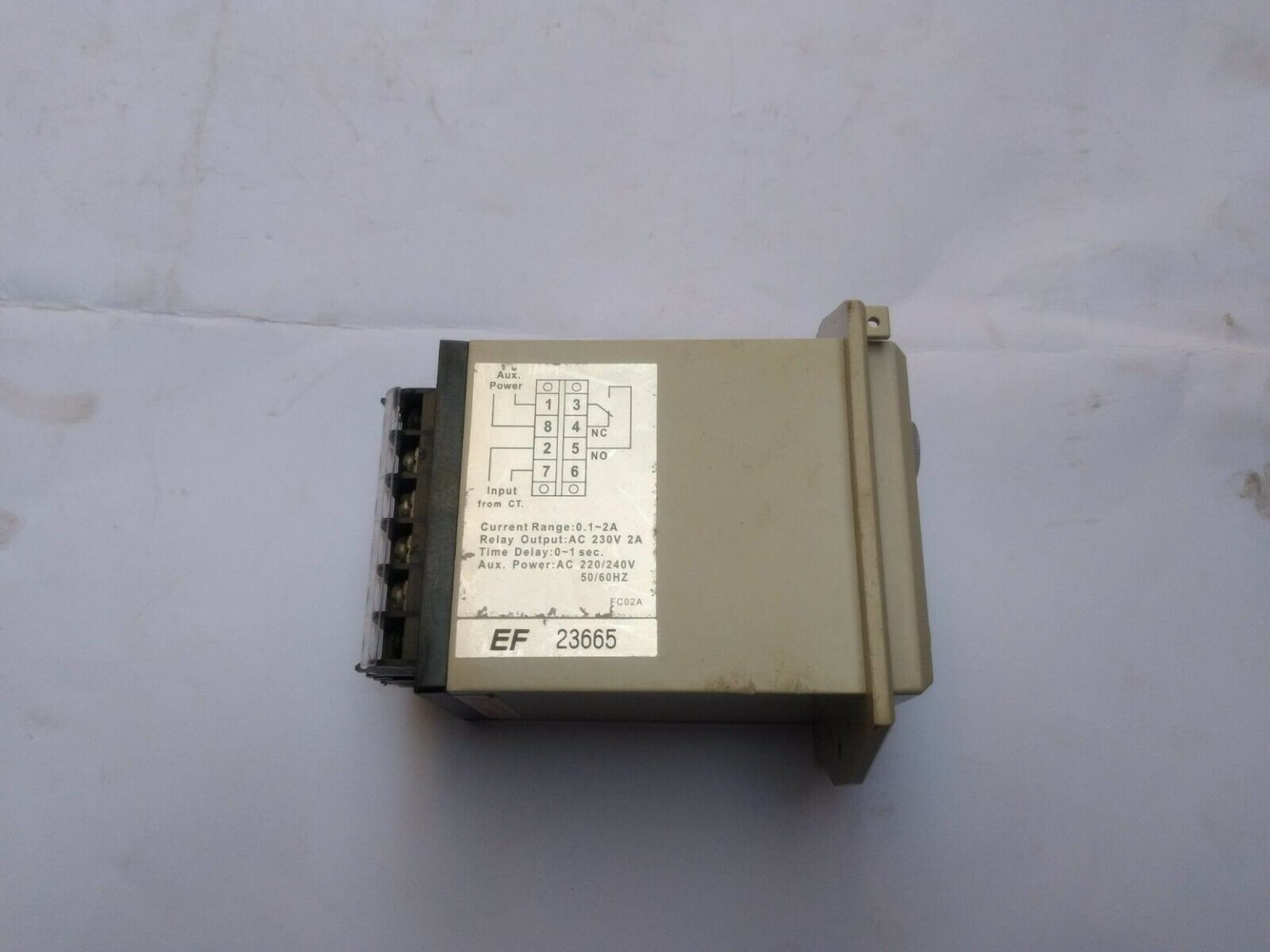 MH Earth Fault Relay EF 18 (MH)- EF18 Mun Hean - Industrial SOL Pte Ltd