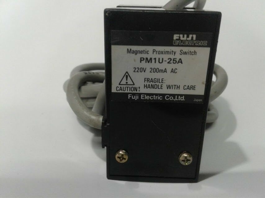 Fuji Electric Co. Ltd PM1U-25A 220V 200MA Ac Magnetic Proximity Switch ...