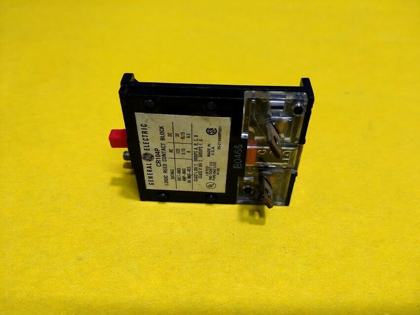 GE CR104P Logic reed contact Block General Electric ship automation