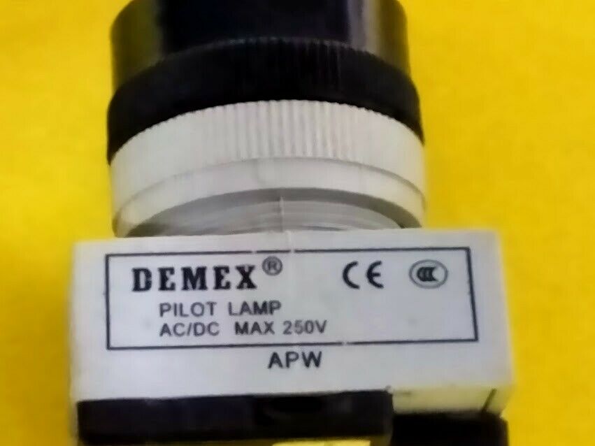 Demex Pilot Lamp RED color APW for ship automation - Industrial SOL Pte Ltd