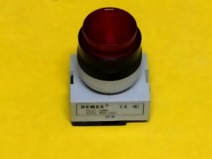 Demex Pilot Lamp RED color APW for ship automation - Industrial SOL Pte Ltd