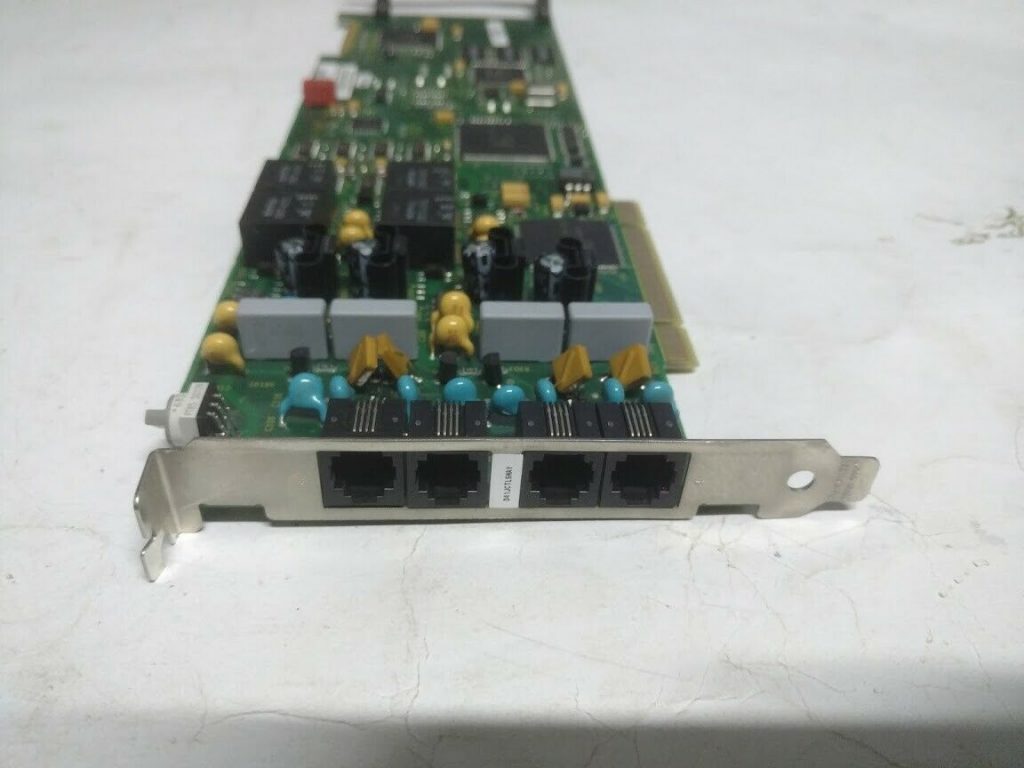 DIALOGIC D/41JCT-LS 04-5480-001 PCIe 4 Port Analog Combined Media PCI Board - Industrial SOL Pte Ltd