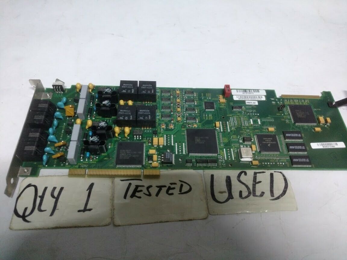 DIALOGIC D/41JCT-LS 04-5480-001 PCIe 4 Port Analog Combined Media PCI Board - Industrial SOL Pte Ltd