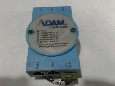 Advantech ADAM-6520L 5 Port Industrial 10/100Mbps Unmanaged Ethernet Switch - Industrial SOL Pte Ltd