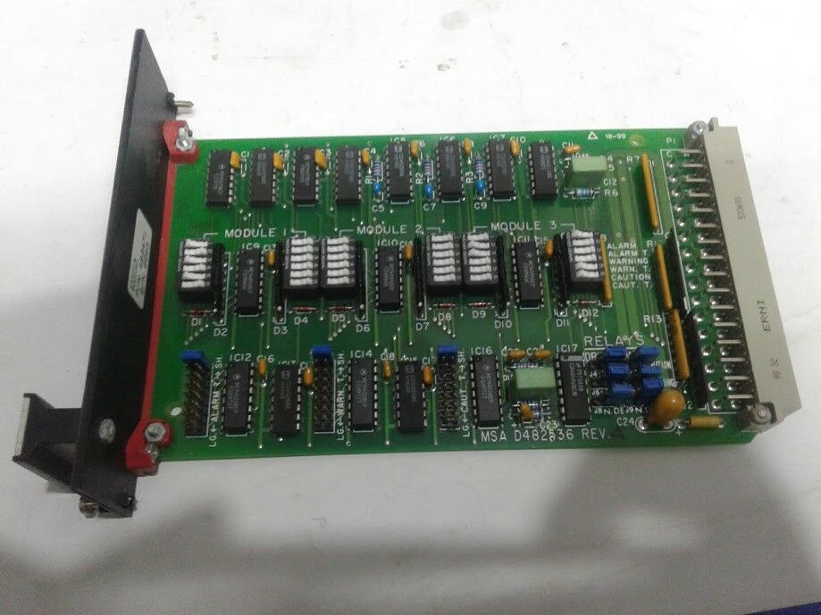 New MSA 483471 Relay Programmer Module 5000 MSA D482536 Rev 4 ...