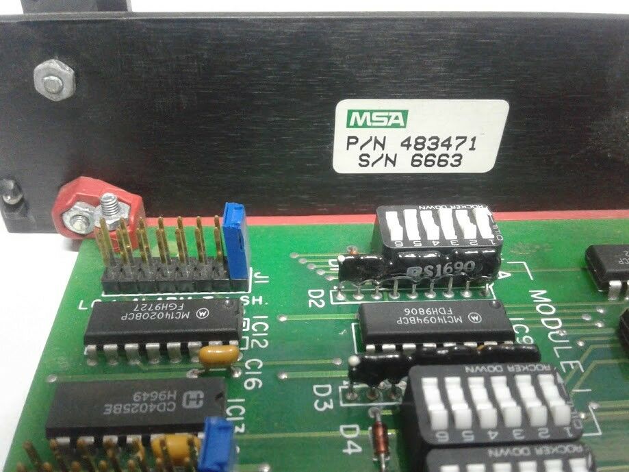 New MSA 483471 Relay Programmer Module 5000 MSA D482536 Rev 4 ...