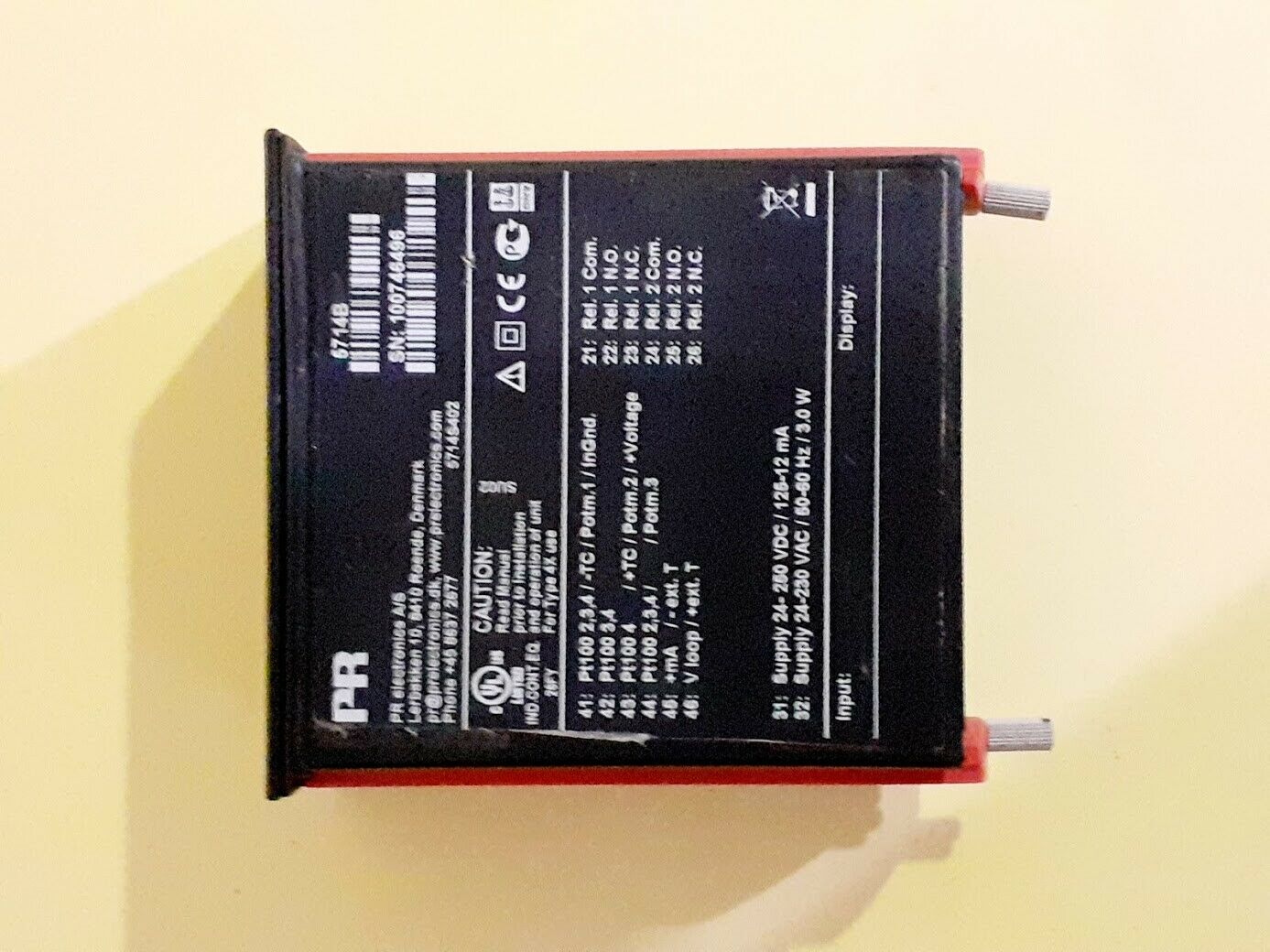 PR Electronics 5714B Programmable Led Indicator 5714B - Industrial SOL ...