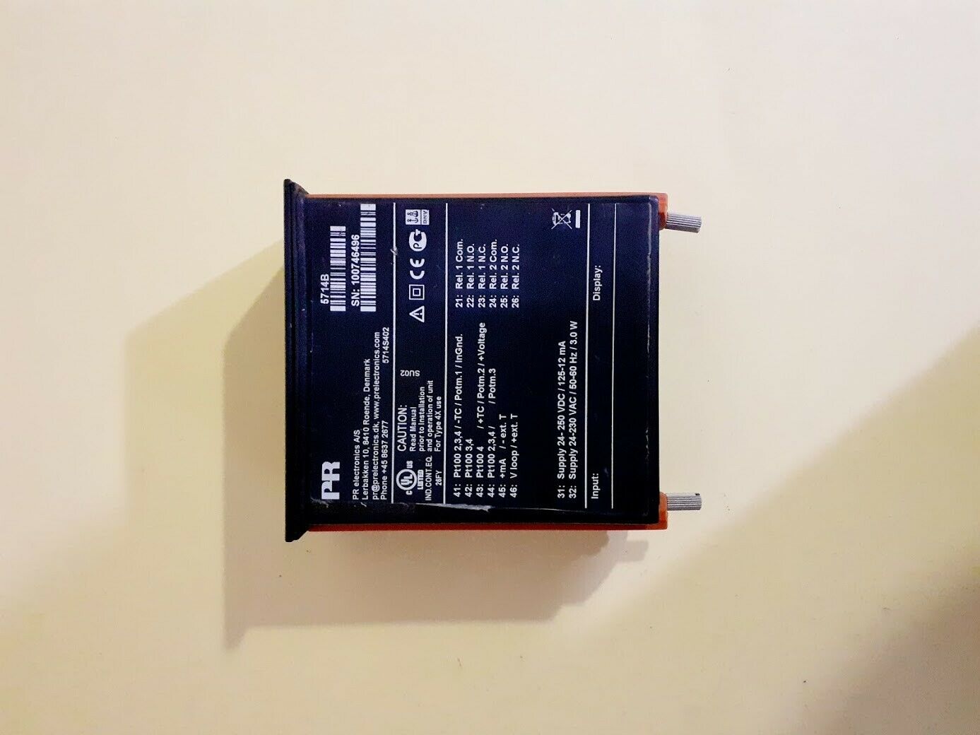 PR Electronics 5714B Programmable Led Indicator 5714B - Industrial SOL Pte Ltd