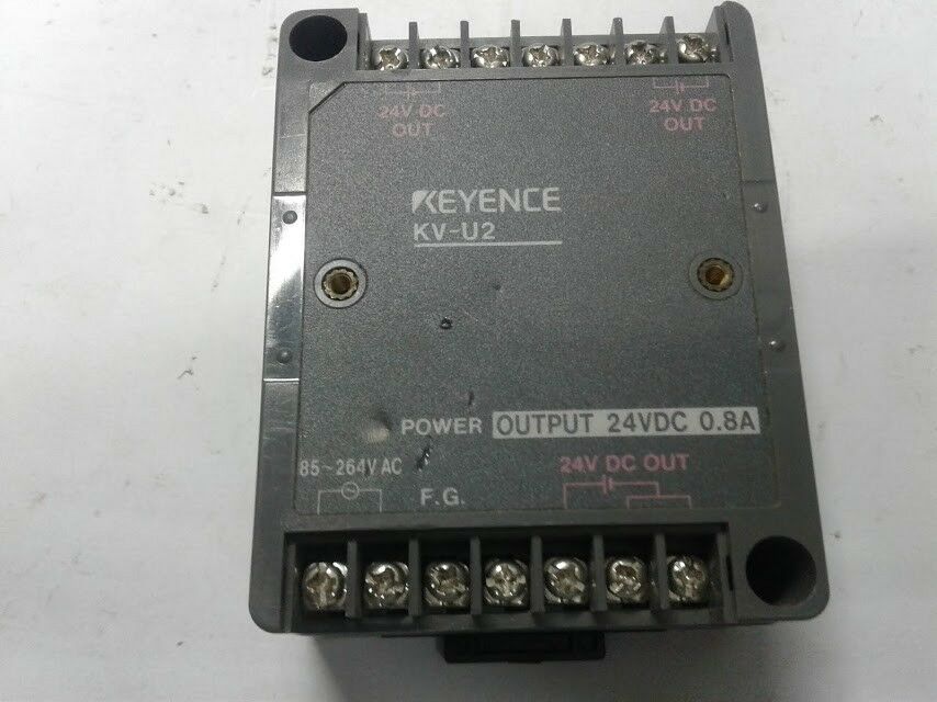 Keyence KV-U2 AC Power Supply 85-264VAC KVU2 PLC power supply ...