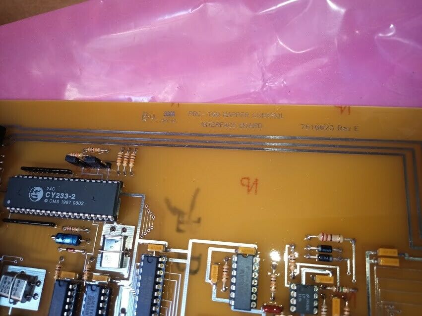 General Electric PRC-100 7610023 Rapper Control Interface Board Rev. E ...