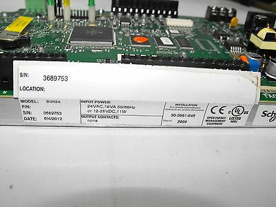 B3624 Bacnet Controller Rev D B6324 Seriers Andover Controls I2624 05 ...