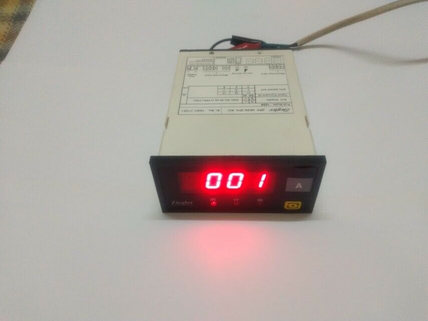 Ziegler DPM 48/96 3PH,3W/4W ACI Digital Panel Meter DPM4896 New ...