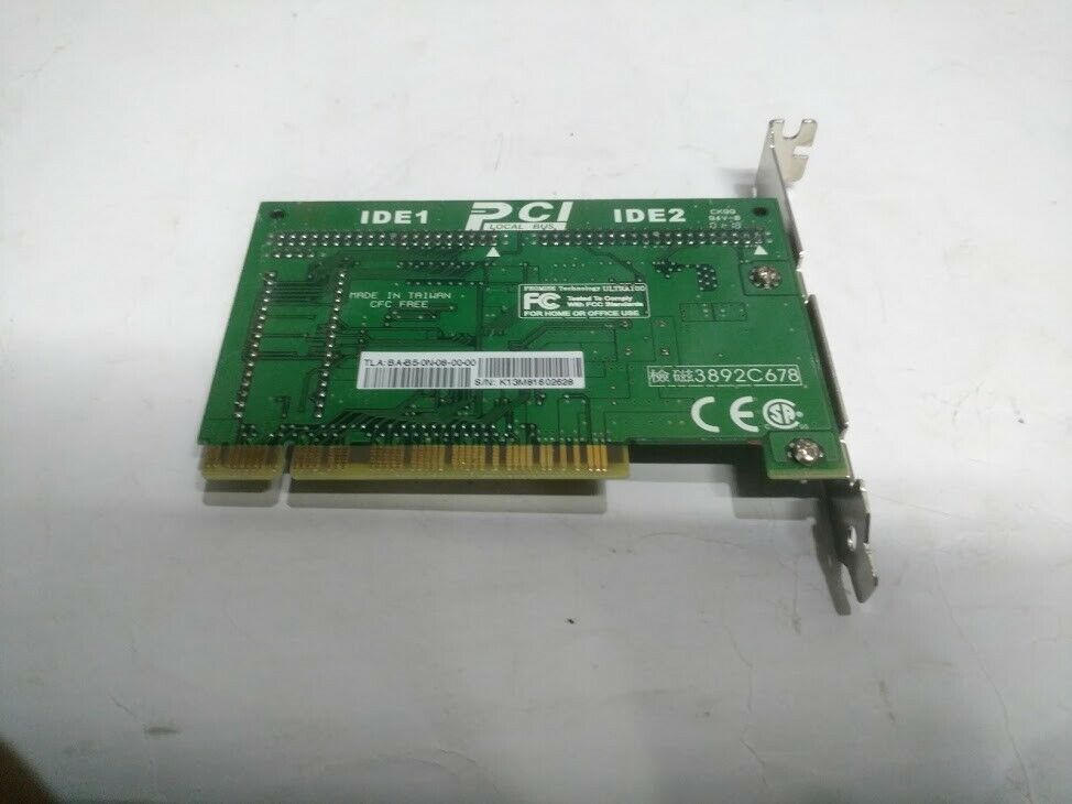 Promise Ultra100 V2.01 B27 Assy 9952-10 Rev B5 IDE PCI Card ...