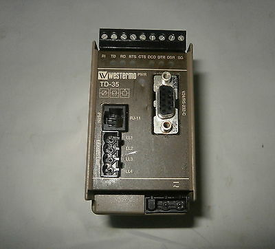 TD-35 LV Westermo Industrial Telephone Modem 12-54Vdc 12-27Vdc Freq 48 ...