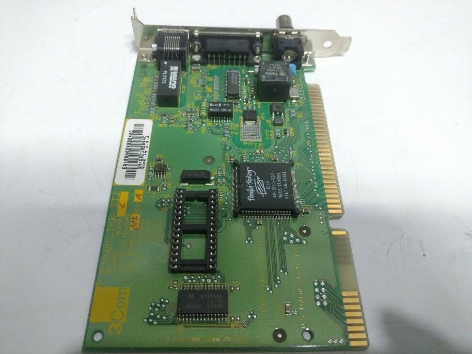 3Com EtherLink III 3C509B-C Assy 03-0021-002 Rev A ISA Network Card ...