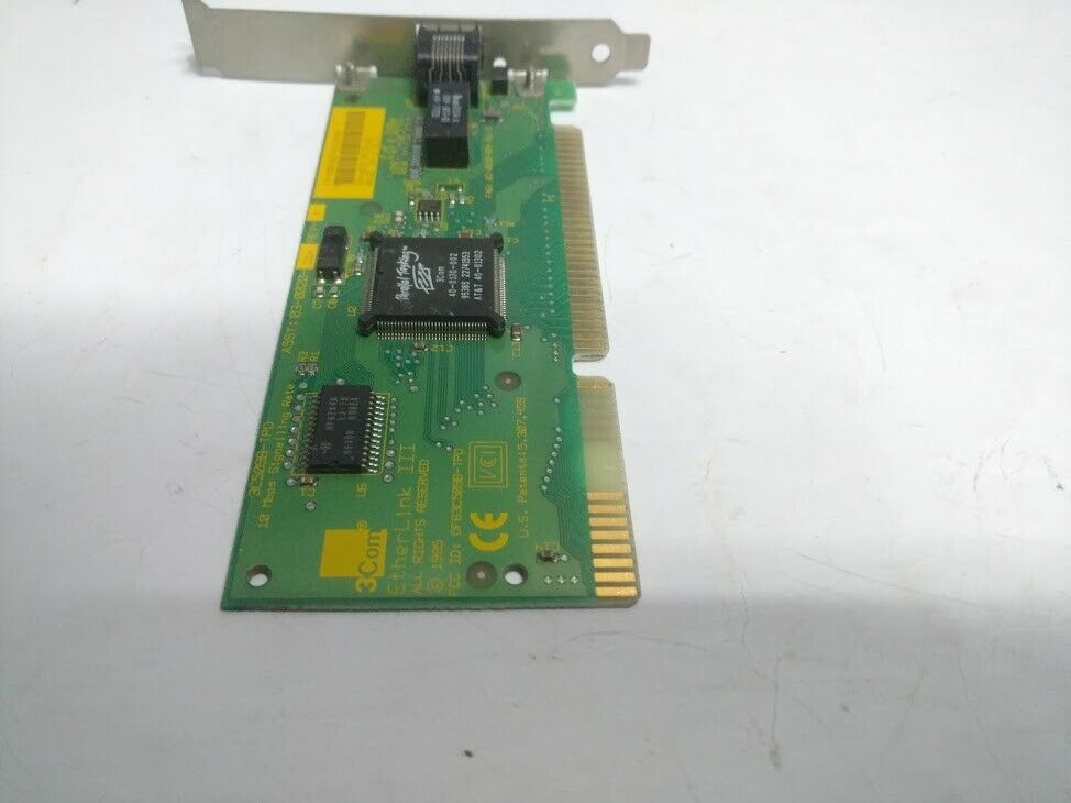 3Com EtherLink III 3C5098-TPO assy 03-0020-004 Rev-A ISA Network Card ...