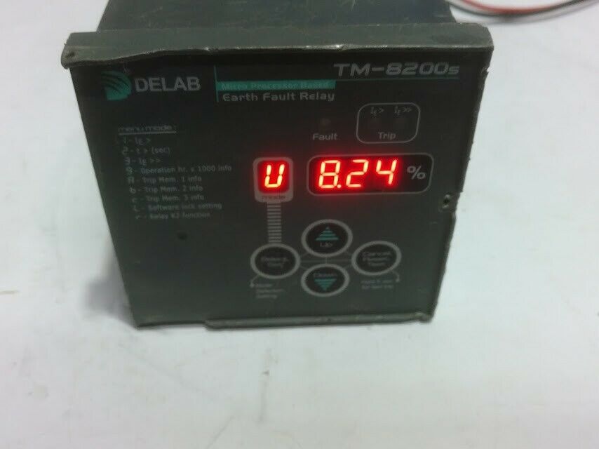 DELAB TM-8200s Micro processor based earth fault relay - Industrial SOL ...