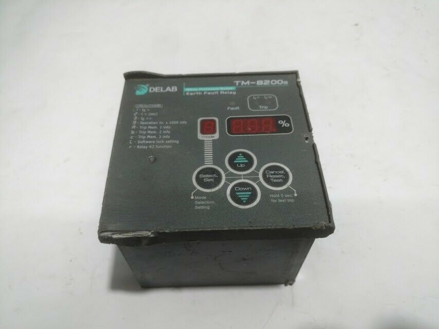 DELAB TM-8200s Micro processor based earth fault relay - Industrial SOL ...
