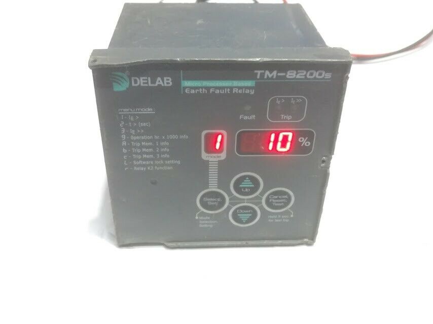DELAB TM-8200s Micro processor based earth fault relay - Industrial SOL ...