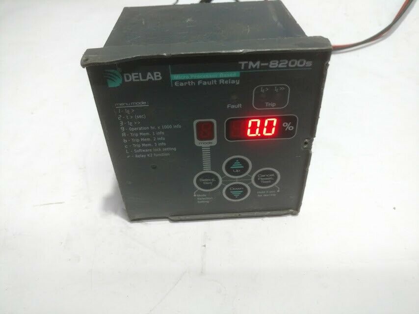 DELAB TM-8200s Micro processor based earth fault relay - Industrial SOL ...