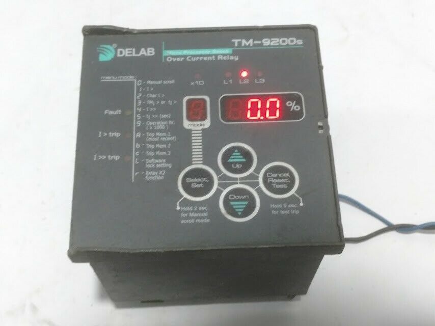 DELAB TM-9200s micro processor based over current relay TM-9200s-u240n ...