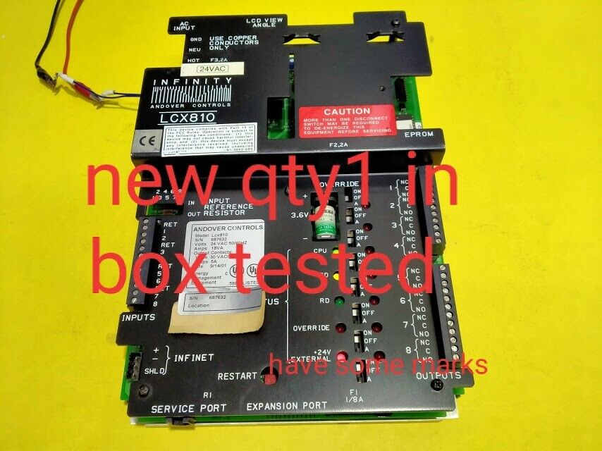 Andover Controls LCX810 Infinity Controller Energy Management Equipment ...