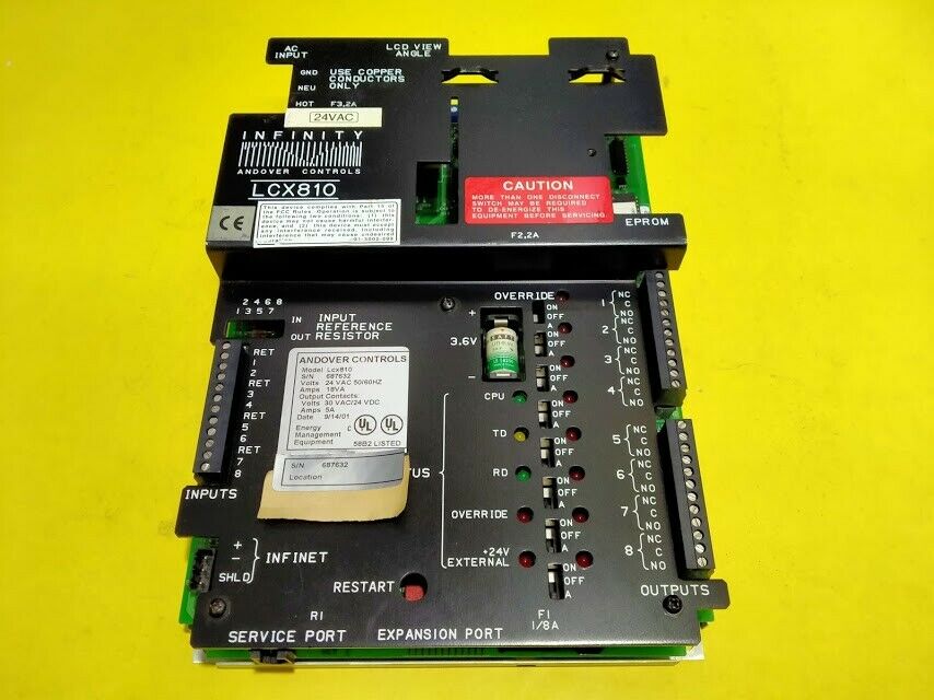 Andover Controls LCX810 Infinity Controller Energy Management Equipment ...