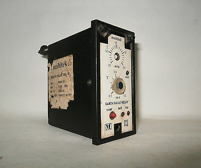 Multitek M400-EF1 Earth Fault Relay Inpt 0-2A 50Hz 230V Ac - Industrial ...