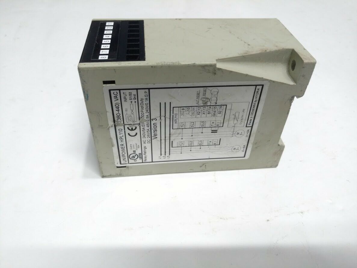 Unipower HPL110 Digital Power Controller timer relay Version 3 3X(380 ...