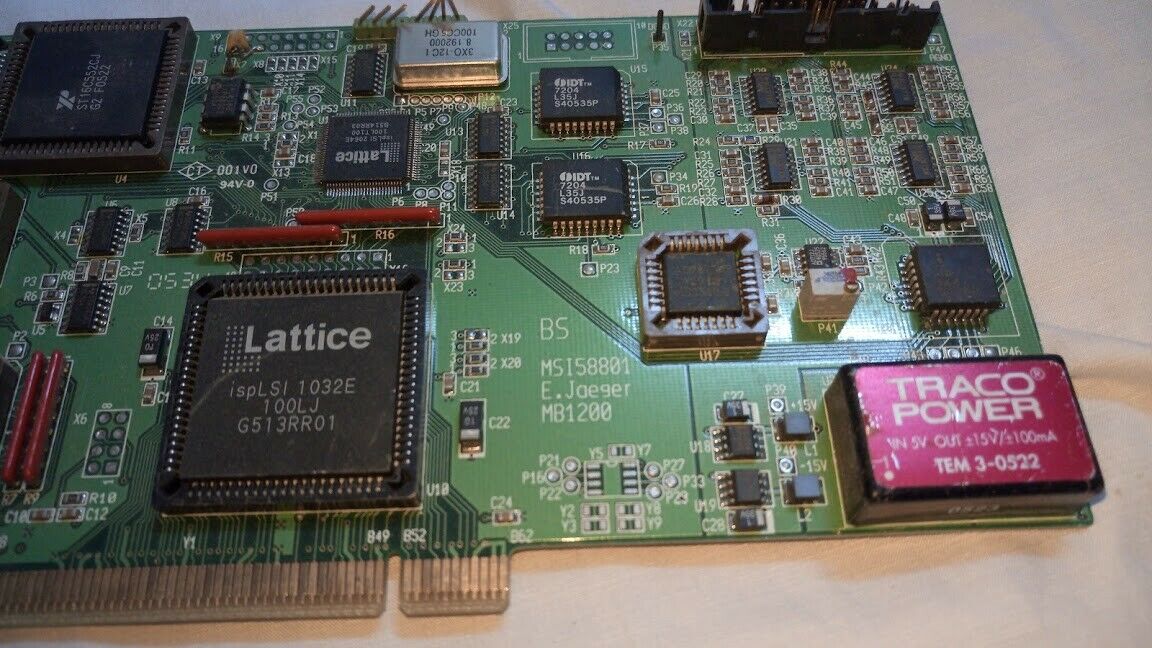 Binder Elektronik BS MSI58801 E.Jaeger MB1200 Pci interface card ...