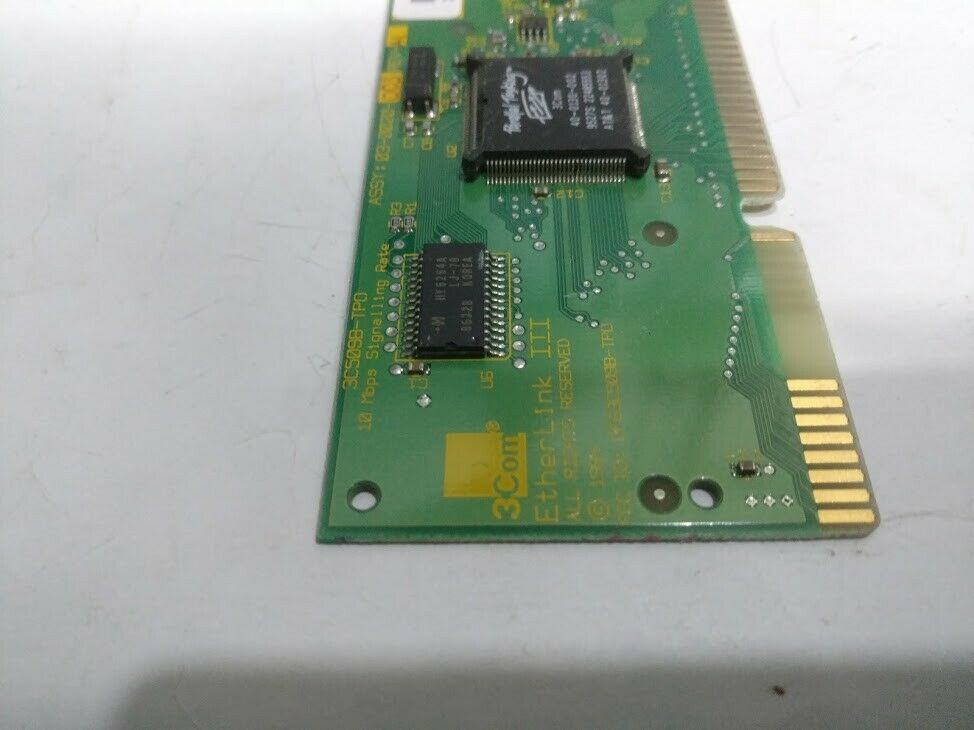 3Com EtherLink III 3C5098-TPO assy 03-0020-003 Rev-A1 ISA Network Card ...