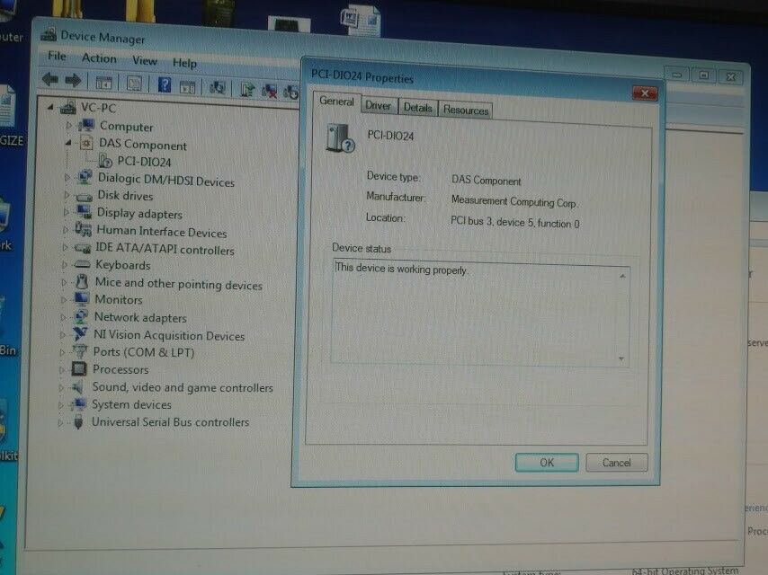 Measurement Computing PCI-DIO24 Rev. 1 24-Channel Digital I/O Board - Industrial SOL Pte Ltd