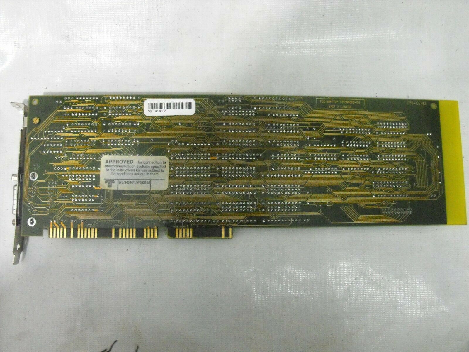 Eicon 800-156-6 Eocion Card HSI/PC 1MB Eicon Technology Corp. ISA PC ...