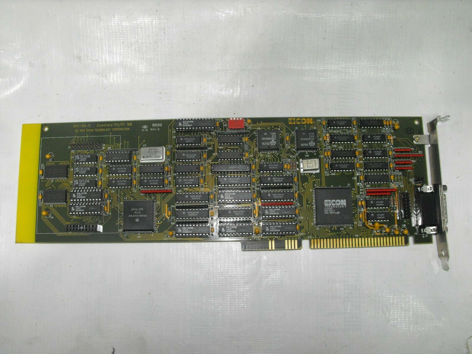 Eicon 800-156-6 Eocion Card HSI/PC 1MB Eicon Technology Corp. ISA PC ...
