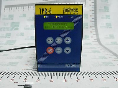 Solcon TPR-6 6-115-M-S Temperature Protection Relay TPR6 833604 6 ...