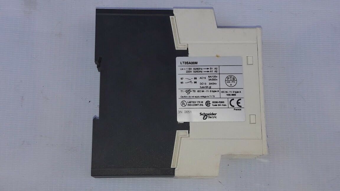 Schneider Electric Telemecanique LT3 SA00M Thermistor Protection Relay ...