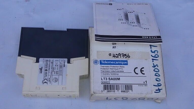 Schneider Electric Telemecanique LT3 SA00M Thermistor Protection Relay ...