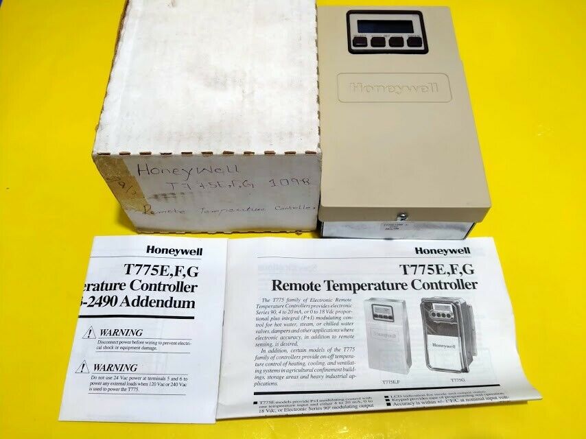 Honeywell T775E F G Electronic Remote Temperature Controller T775E 1098 ...