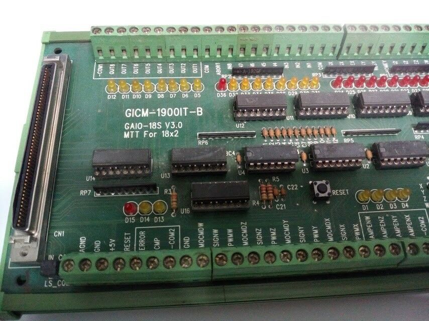 Galil Motion GICM-1900IT-B Gaio-18S V3.0 Interface IO Board ...
