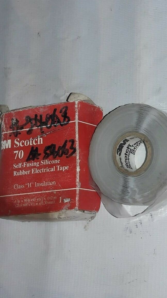 Scotch 70 Self-Fusing Silicone Rubber Electrical Tape 1 in. x 30 Ft ...