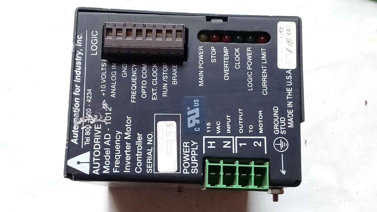 Automation AD-1012 Inverter Motor Controller AD1012 - Industrial SOL ...