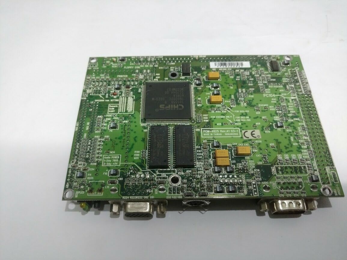 PCM-4825 Rev A1 03-1 Industrial SBC Advantech PCM-4825 Bios V1.20 ...