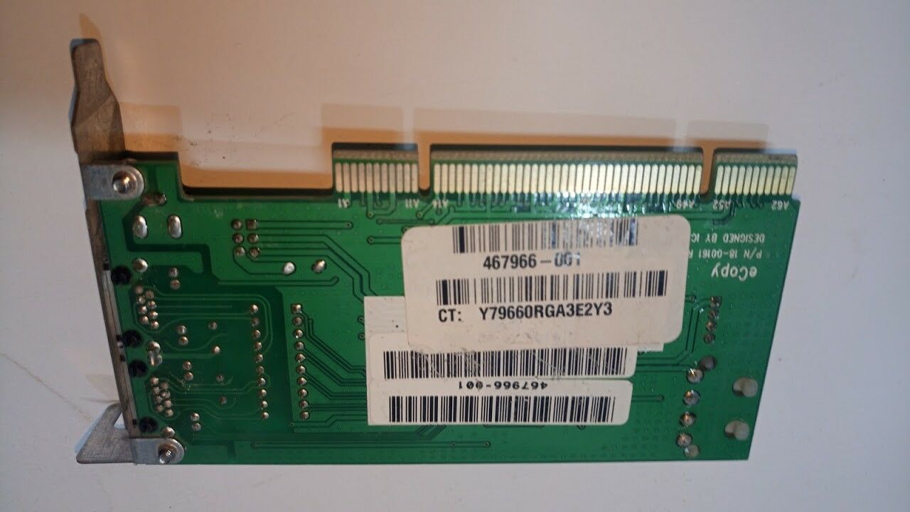 eCopy 18-00161 Realtek chipset PCI dual LAN adapter RTL8139C+ 467966 ...