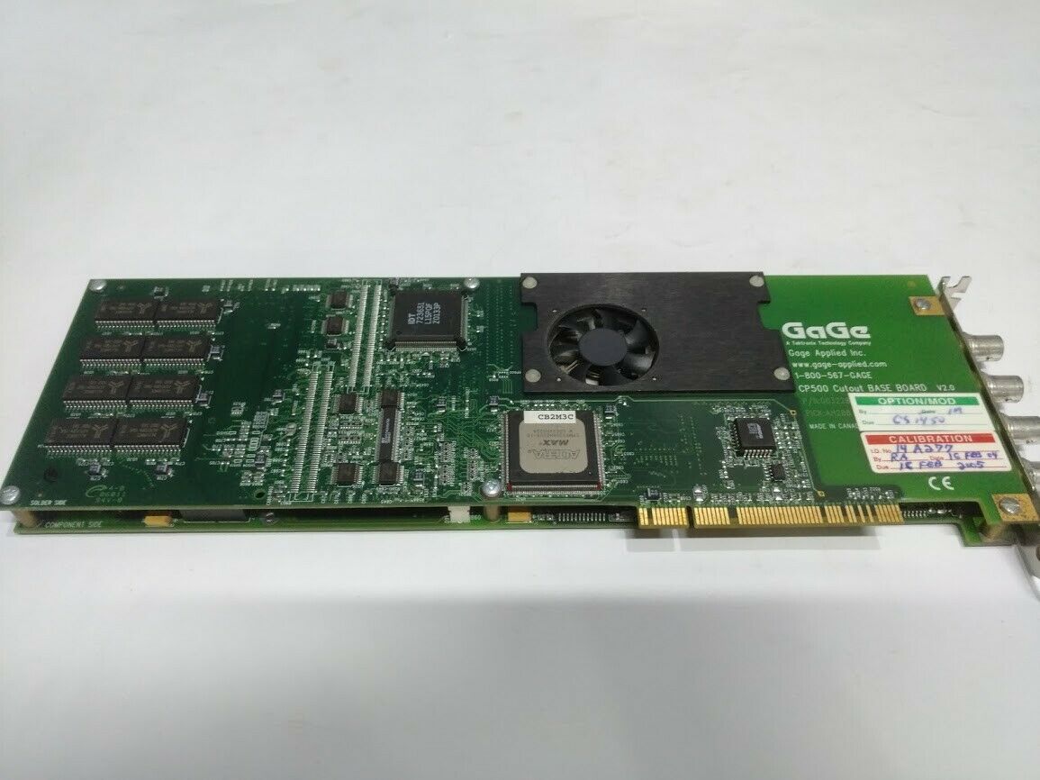 Gage CS1450 1-800-567-GAGE CP500 Cutout Base Board V2.0 GAGe 1450 14bit ...