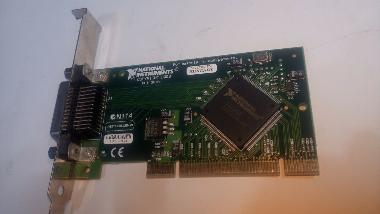 National Instruments PCI-GPIB Assy 188513B-01 data acquisition IEEE 488.2 - Industrial SOL Pte Ltd
